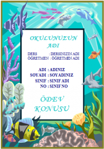 Biyoloji Ödev Kapakları | Mmsrn.com | Eğitim ve Bilgi Sitesi