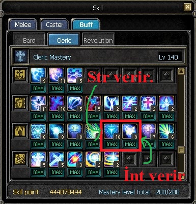 Silkroad EU Cleric Buff Skilleri ve Özellikleri (Skillerin İsimleri ve ...