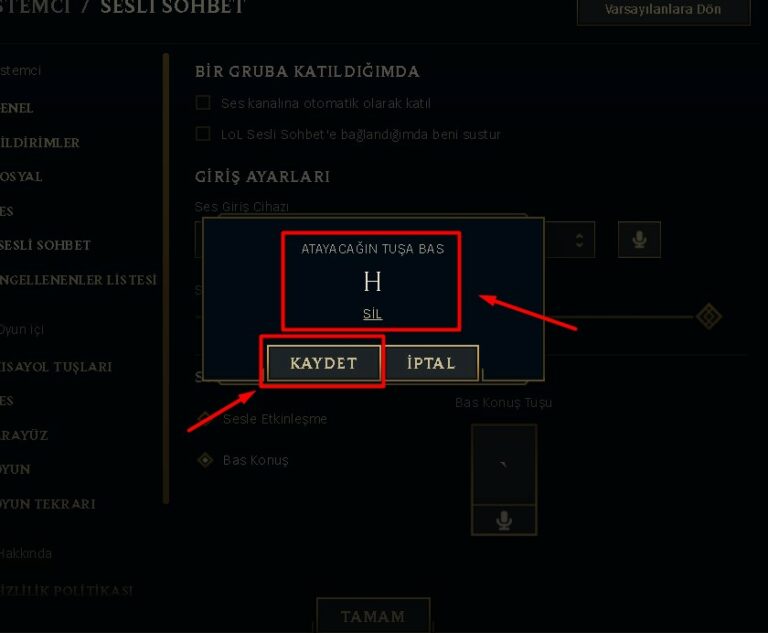 League of Legends Bas Konuş Kısayol Tuşu Nasıl Değiştirilir? | Mmsrn ...